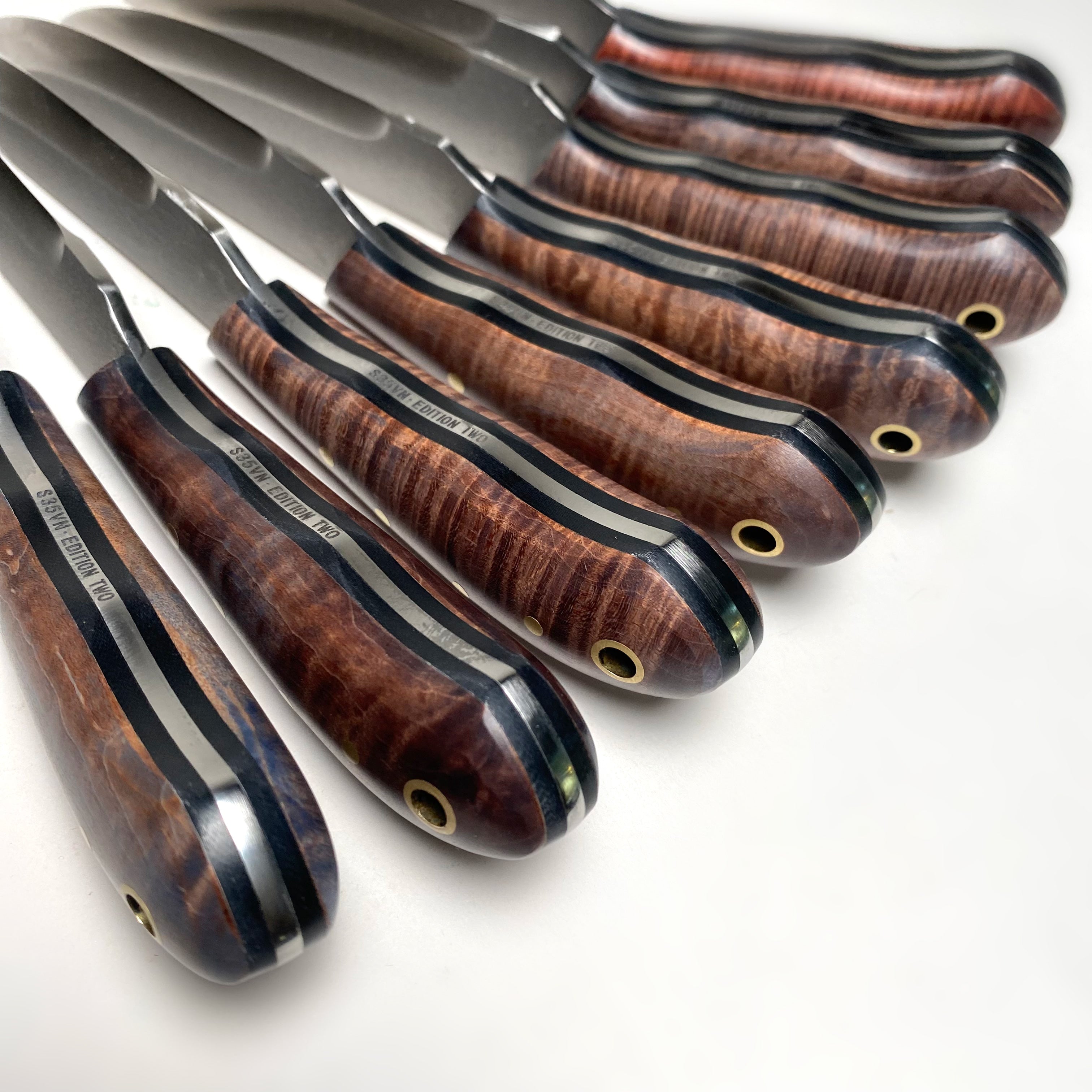 EPOCH Hand Embellished Ash Brown – Woody Brand Knives