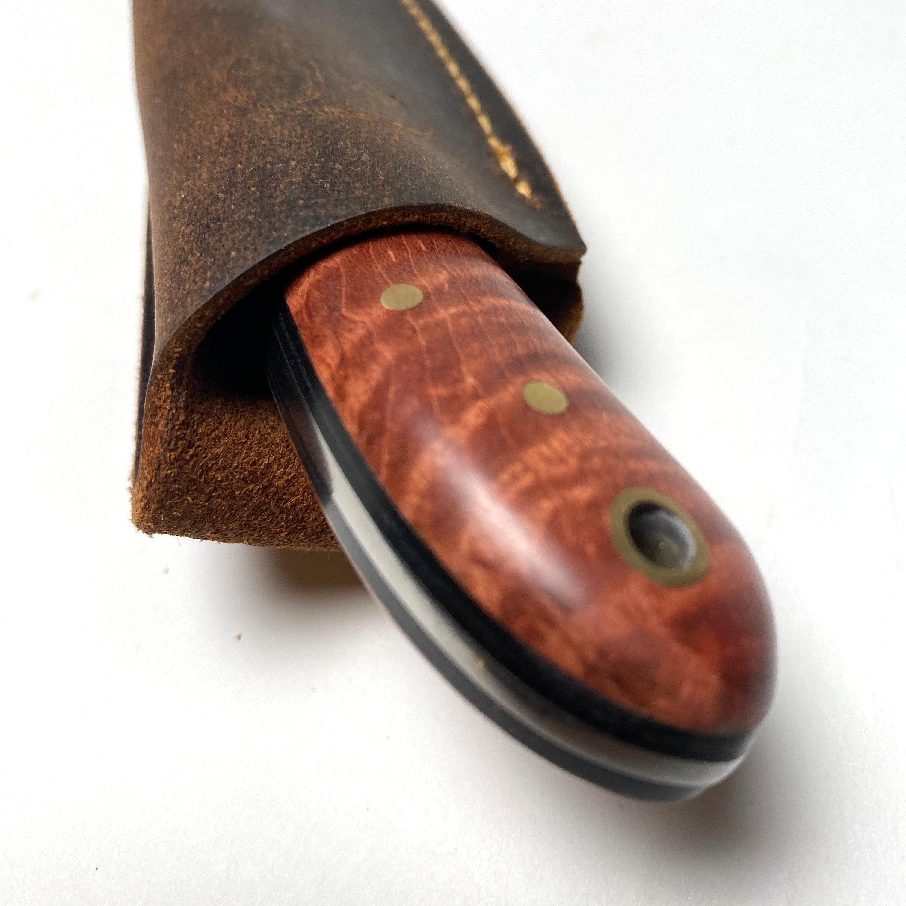 EPOCH Hand Embellished Red Clay – Woody Brand Knives