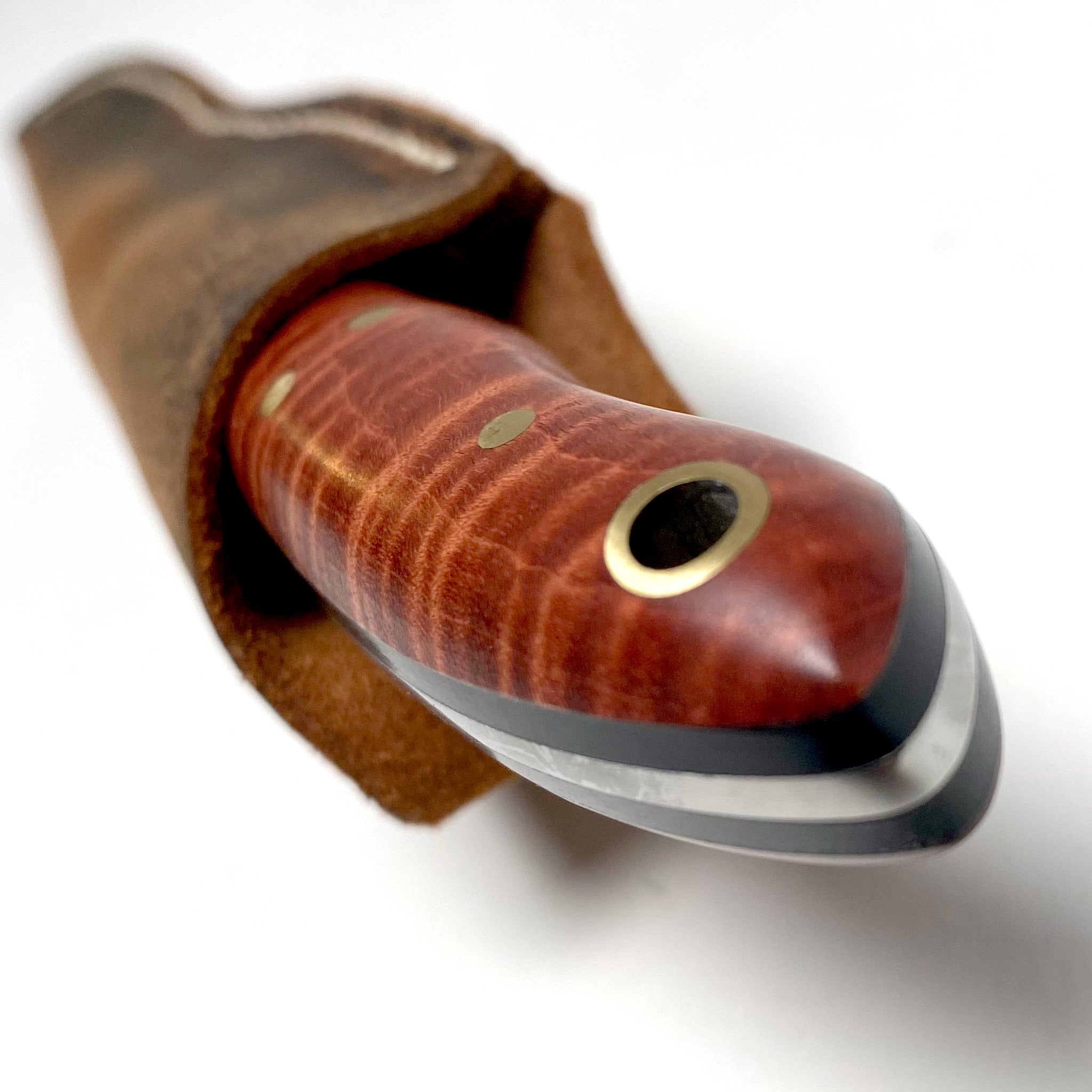 EPOCH Hand Embellished Red Clay – Woody Brand Knives
