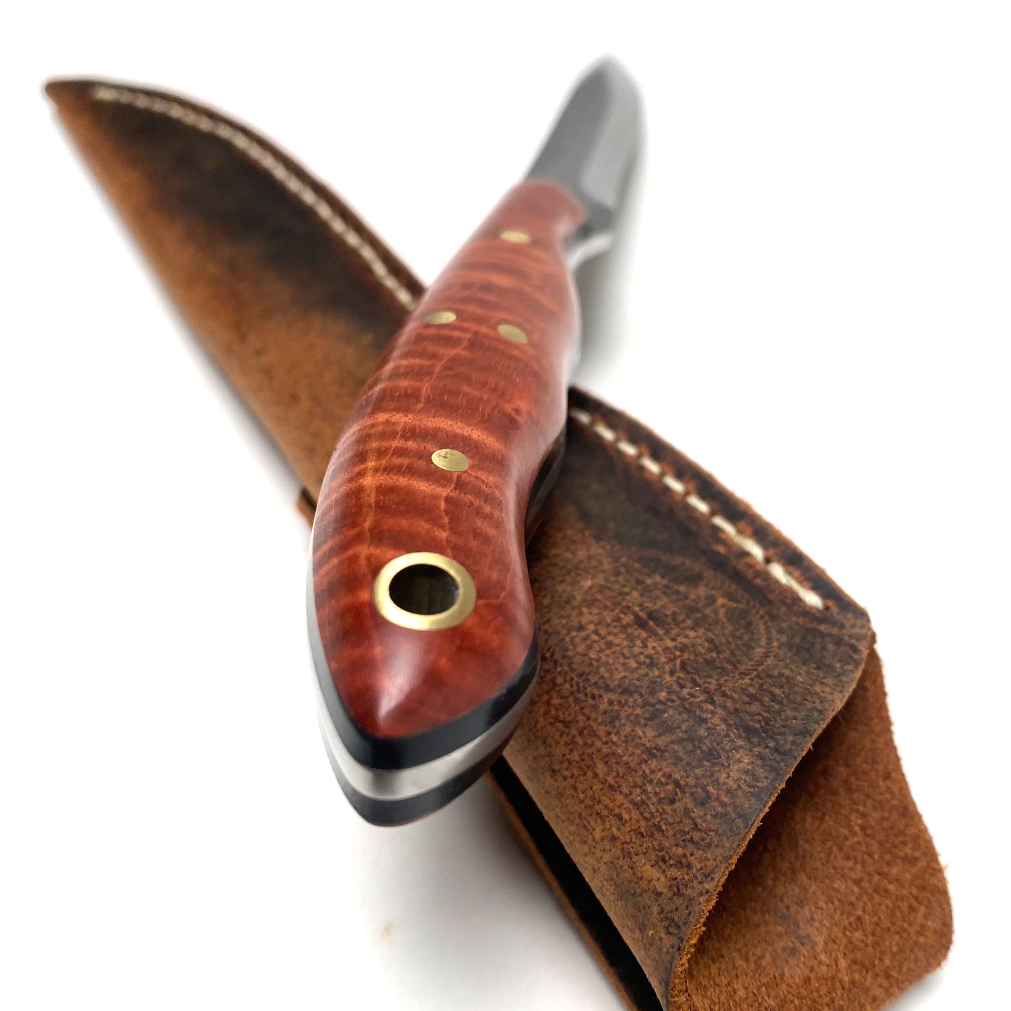 EPOCH Hand Embellished Red Clay – Woody Brand Knives