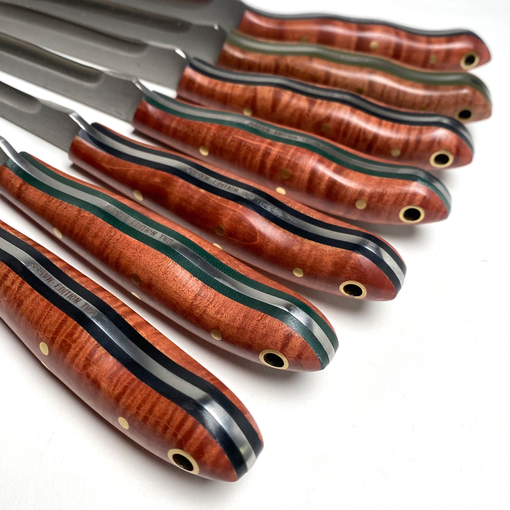 EPOCH Hand Embellished Red Clay – Woody Brand Knives