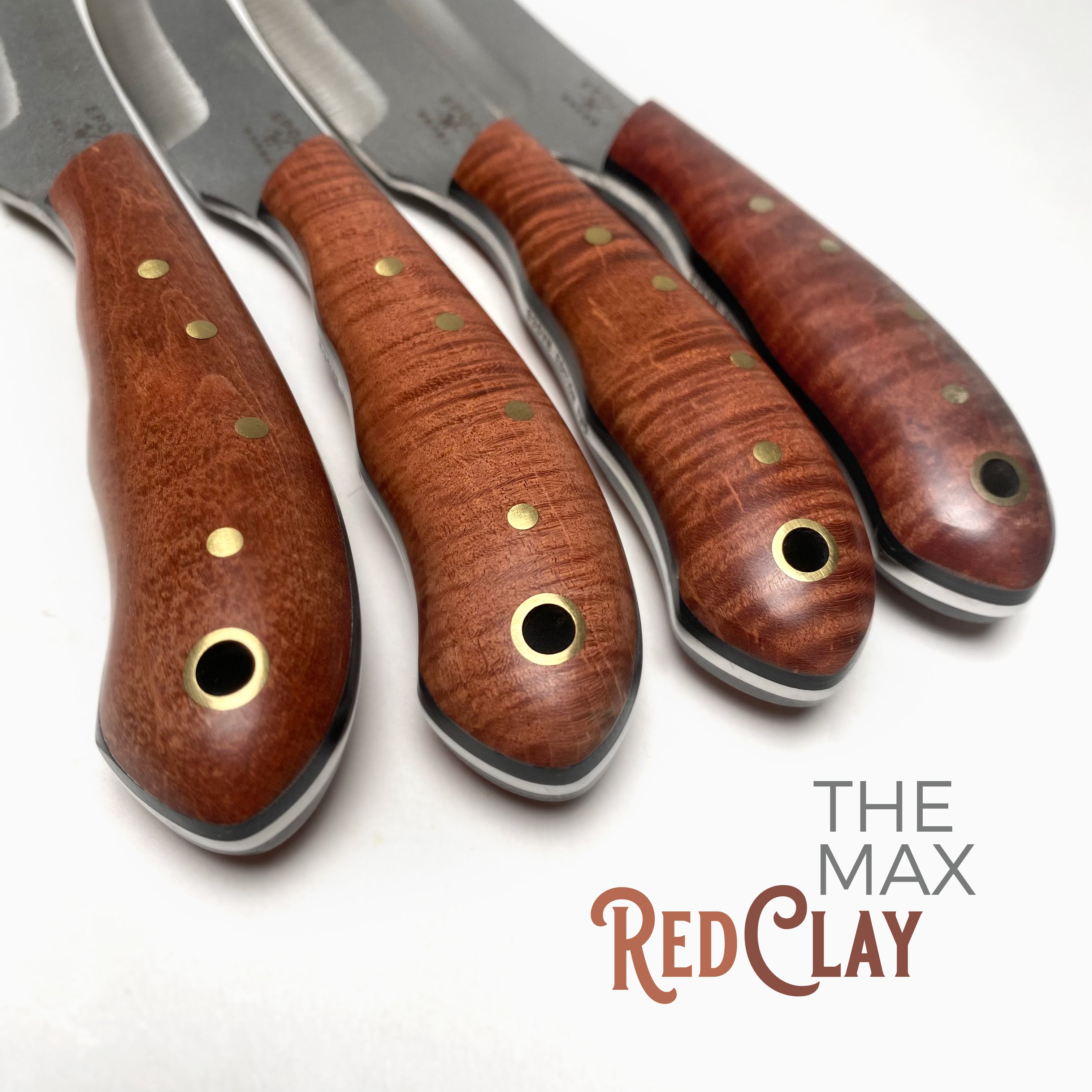 EPOCH Hand Embellished Red Clay – Woody Brand Knives